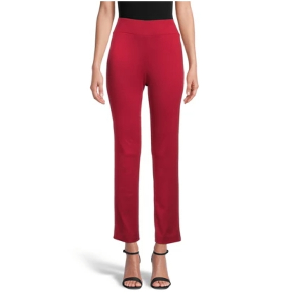 Kasper | Pants & Jumpsuits | Kaspers Hot Red Womens Trousers Spandex ...